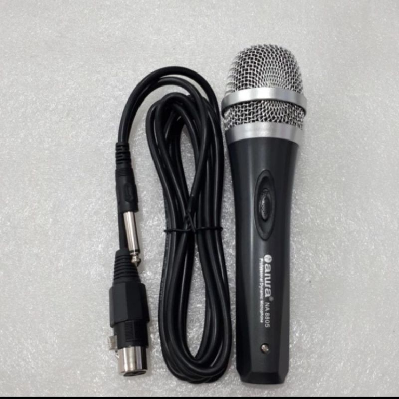 Jual Mic kabel Aiwa Na8805 Original product microphone genggam Cable Na ...