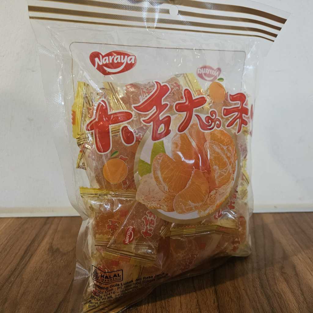 Jual Naraya Candy Permen Jelly Permen Lunak Rasa Jeruk Mandarin 500g ...
