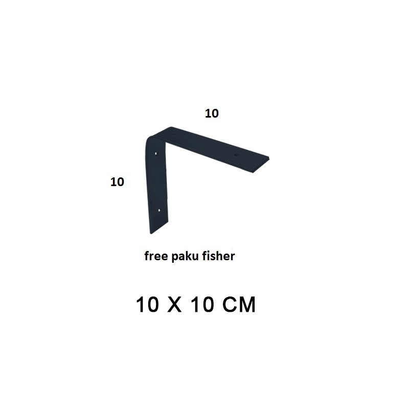 Jual PLAT BESI AMBALAN SIKU 10CM | Shopee Indonesia