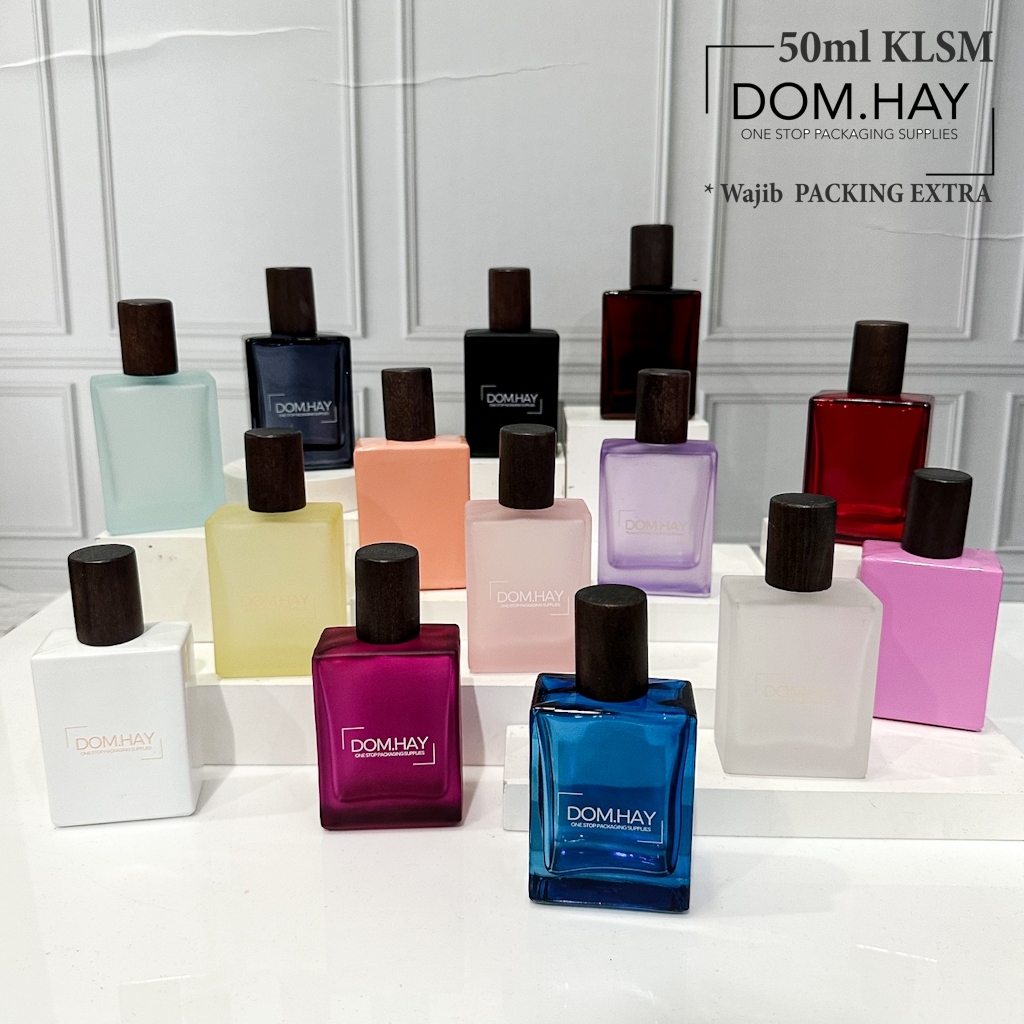 Jual 50ml KLSM Wood Tua Botol Parfum Semi Press Kaca Parfume Minyak ...