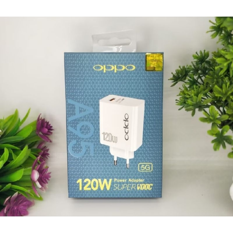Jual Batok Kepala Charger Casan Oppo A95 120W Super Vooc ori 99 Adapter ...