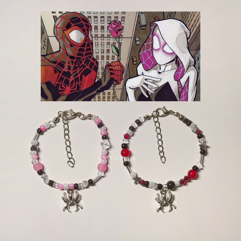 Jual miles and gwen couple bracelet by amegelin | gelang manik couple ...