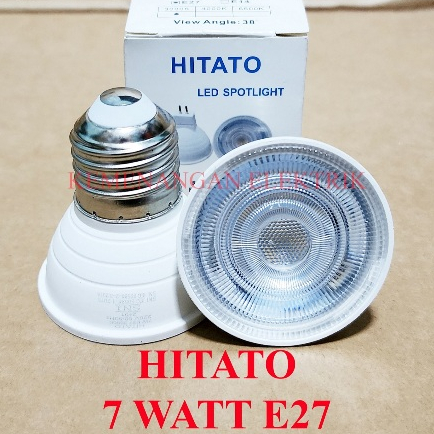 Jual HITATO LAMPU SOROT COB LED E27 7W 220V / LED SPOTLIGHT MANGKOK E27 ...