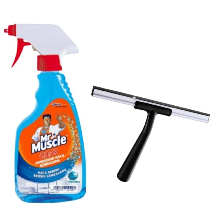 Jual Mr Muscle Clear Glass Cleaner Spray Pembersih Kaca 500ml Original ...