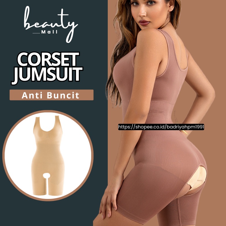 Jual Kode Y55z Korset Sebadan Full Body Jumpsuit Pelangsing Pengecil
