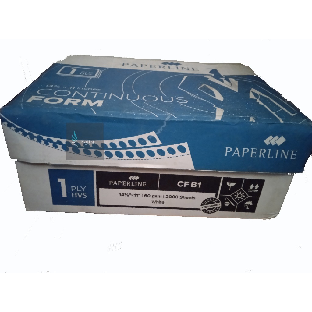 Jual Kertas Continuous Form HVS CF B1 Paperline 14 7/8 x 11 inch 1 ply ...