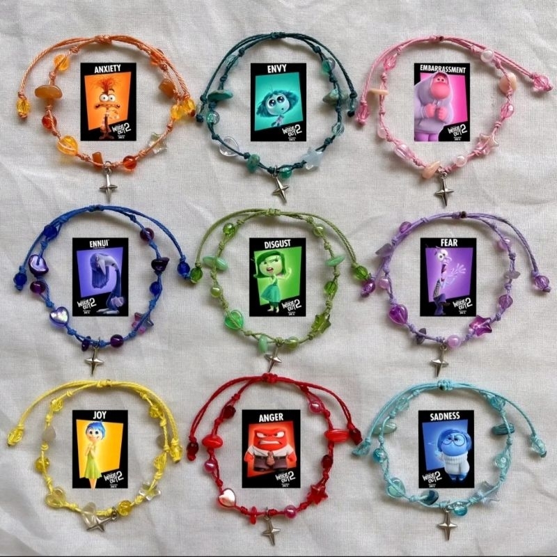 Jual gelang inside out | Bundle of emo bracelet | gelang couple ...