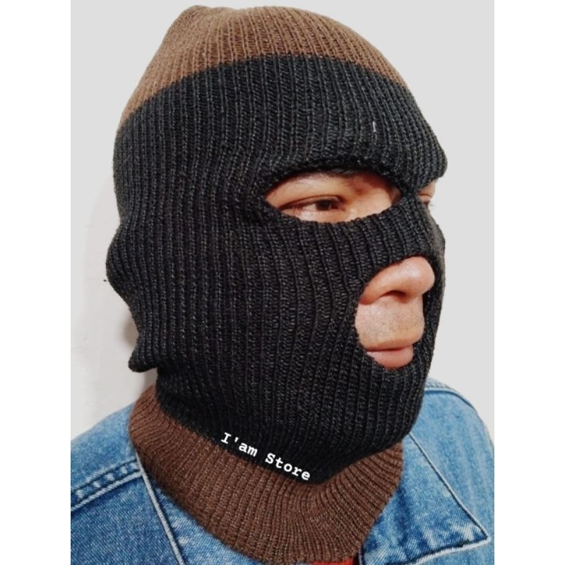 Jual Topi Sebo/Topi Ninja/Topi Kethu/Kupluk Lubang 3/Topi Topeng/Topi ...