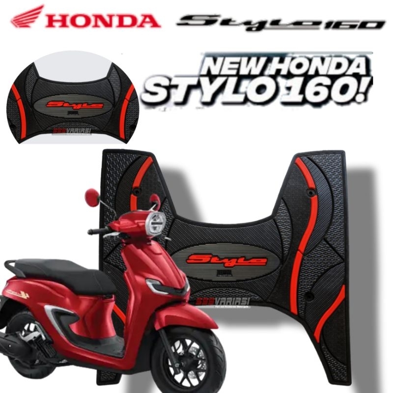Jual Karpet Motor Honda Stylo 160 Bahan Karet Premium Asesoris Motor ...
