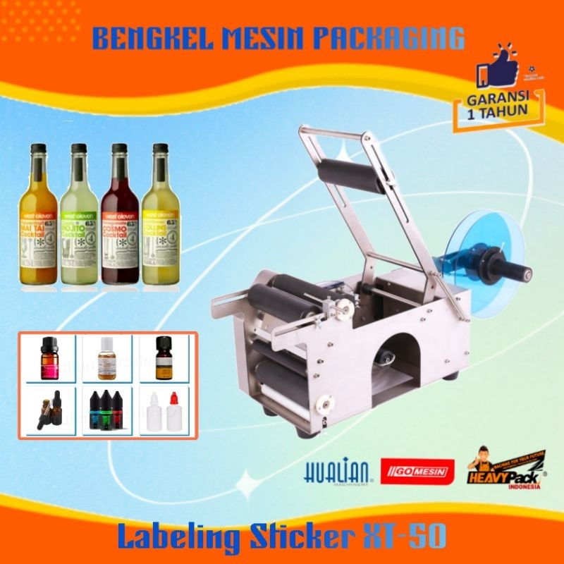 Jual Mesin Labeling Sticker XT-50 Tempel Sticker | Shopee Indonesia