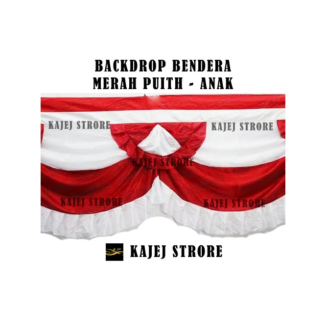 Jual Backdrop Bendera Merah Putih Desain Anak | Shopee Indonesia