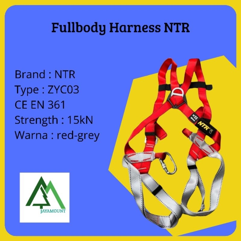 Jual Full Body Harness NTR High working | Body Harness Fall Arrester ...