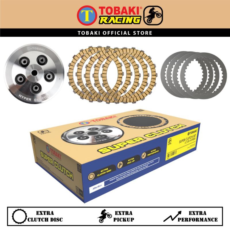 Jual ORIGINAL TOBAKI RACING SUPER CLUTCH SET MX-KING, MX-135 4S ...