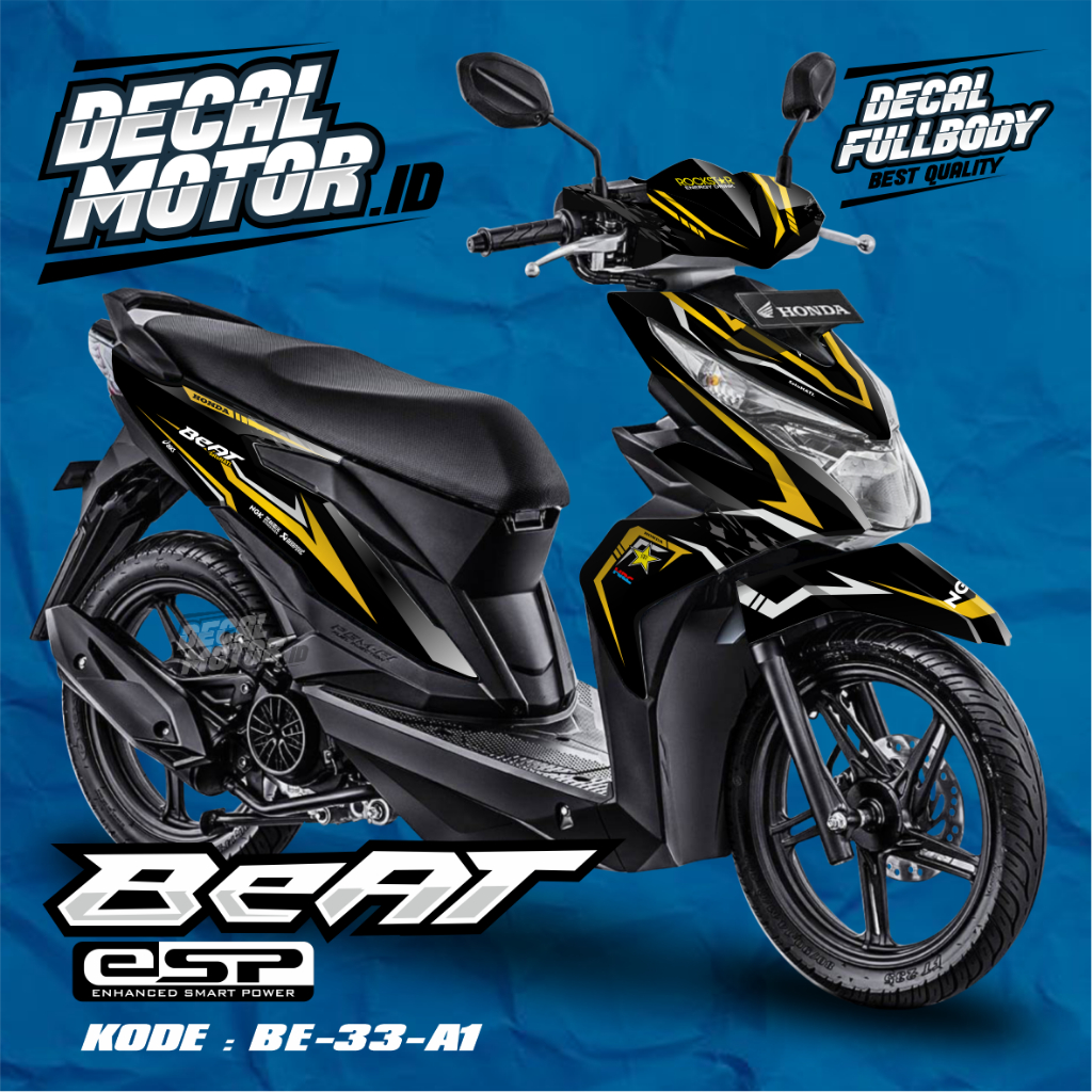 Jual LAZ Prioritas Sticker Decal Beat ESP Full Body - Variasi Sticker ...