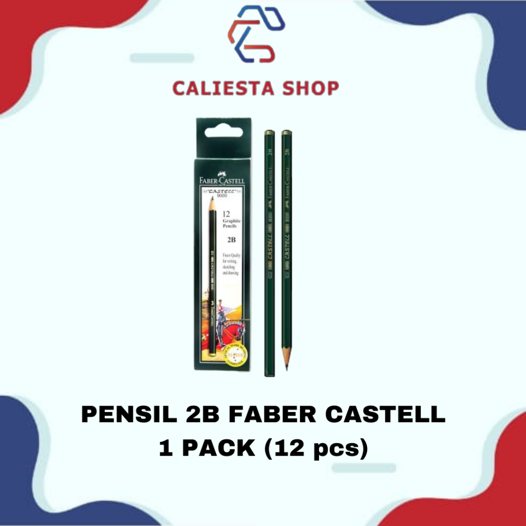 Jual Faber Castell Pensil 2B 1 Pack ( 12 Pcs ) | Shopee Indonesia