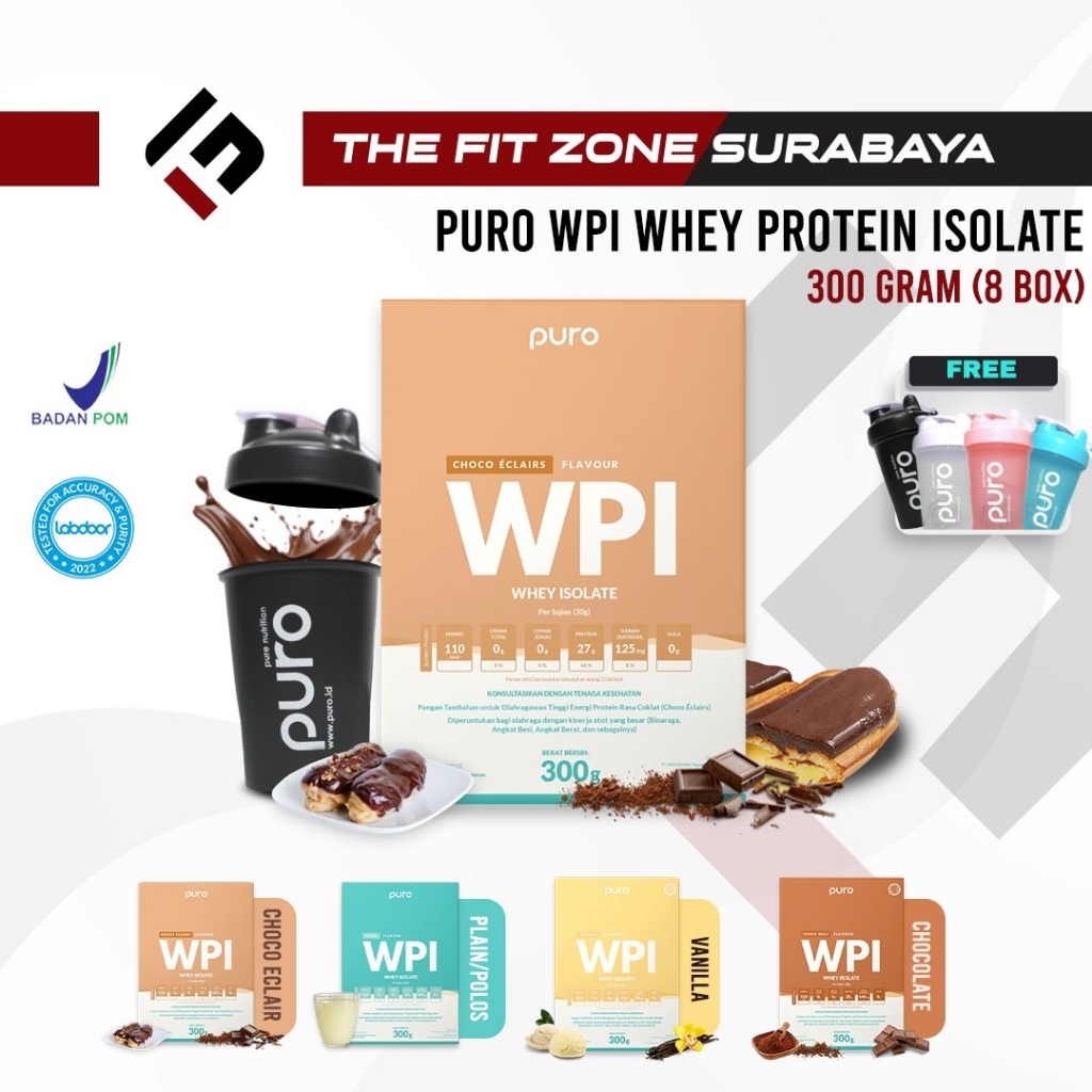 Jual Puro Wpi Whey Protein Isolate 2.4 Kg | Shopee Indonesia