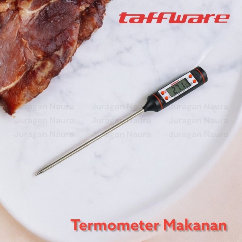 Jual TAFFWARE Termometer Digital Pengukur Suhu Makanan Steak Daging ...