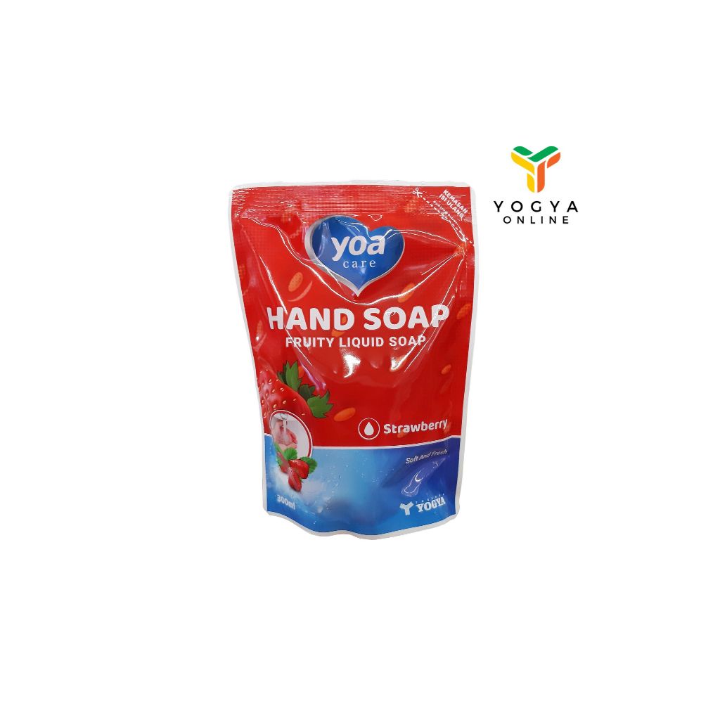 Jual Yoa Hand Soap Strawberry Reff 300 Ml | Shopee Indonesia