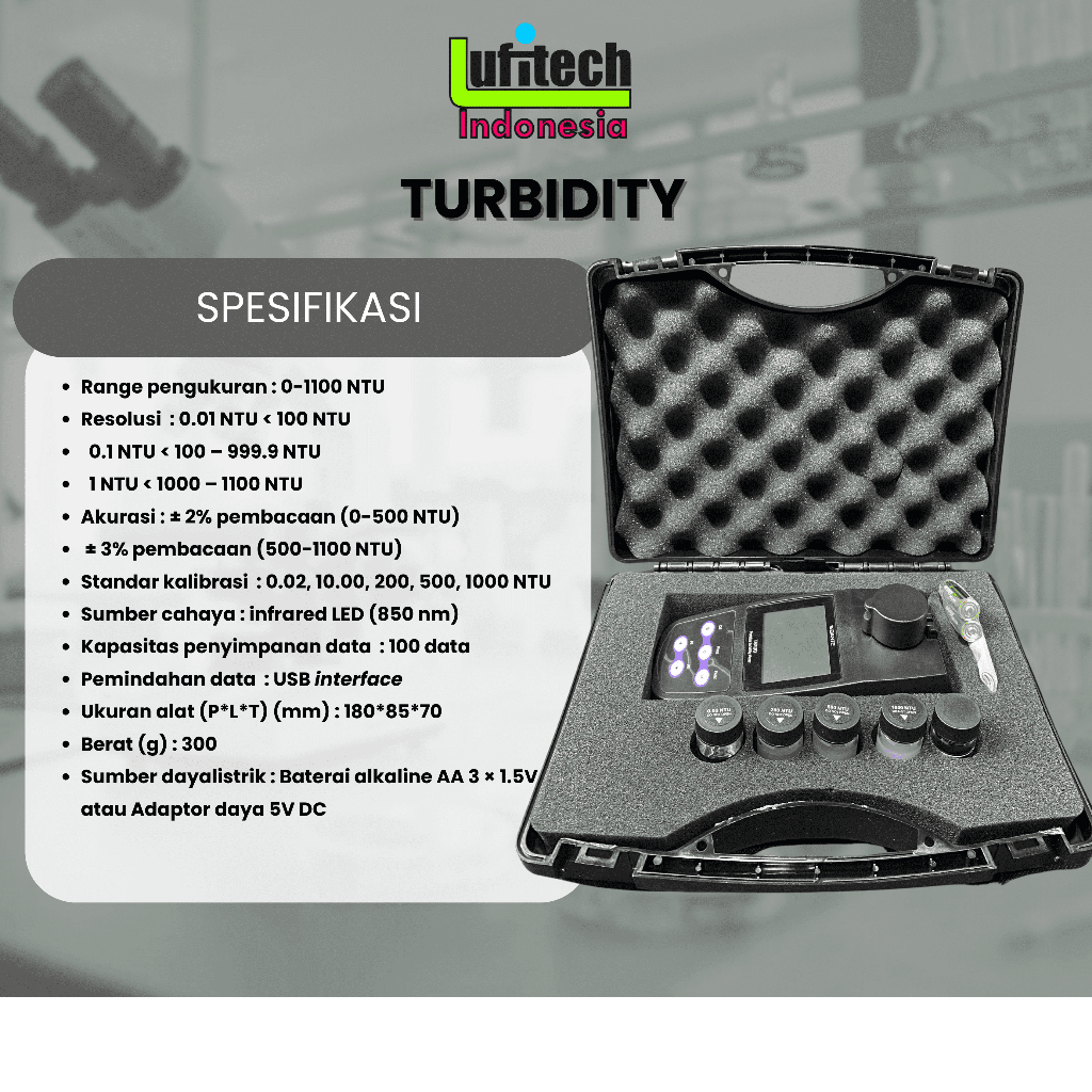 Jual TURBIDITY ALAT PENGUKUR KEKERUHAN AIR | Shopee Indonesia