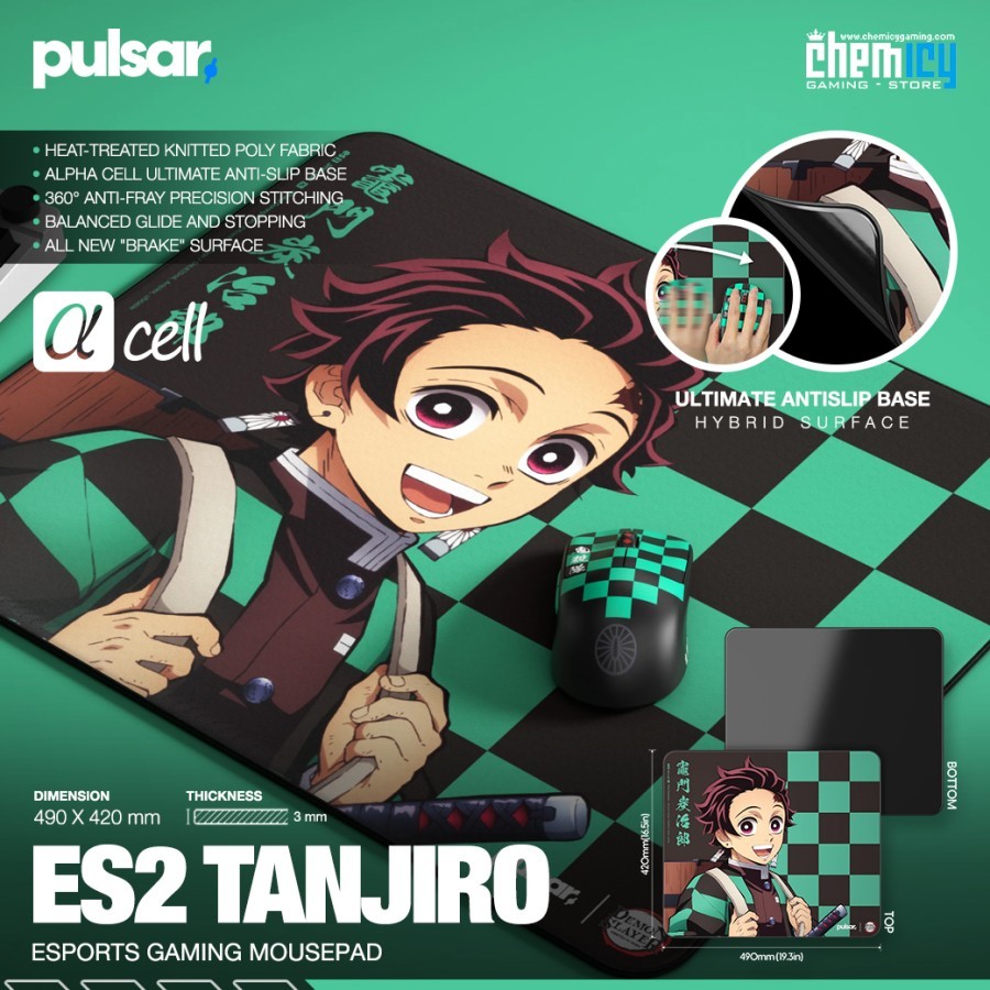 Jual Pulsar ES2 Demon Slayer Edition Tanjiro eSports Gaming Mousepad | Shopee Indonesia