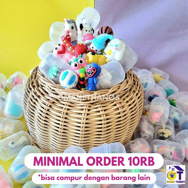 Jual Mainan Bola Gacha Kapsul / Gachapon Karakter Shopkins Moose sanrio ...