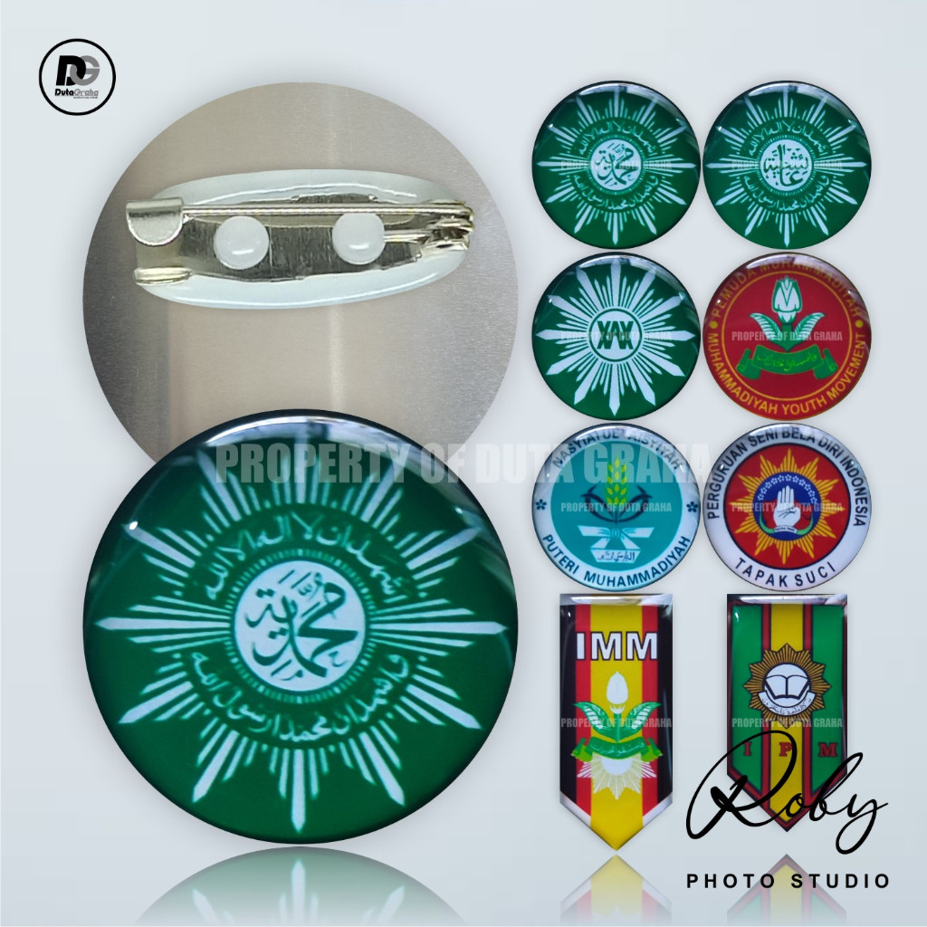 Jual [PIN RESIN] ORTOM MUHAMMADIYAH Pin Bros Aksesoris Souvenir ISLAM ...