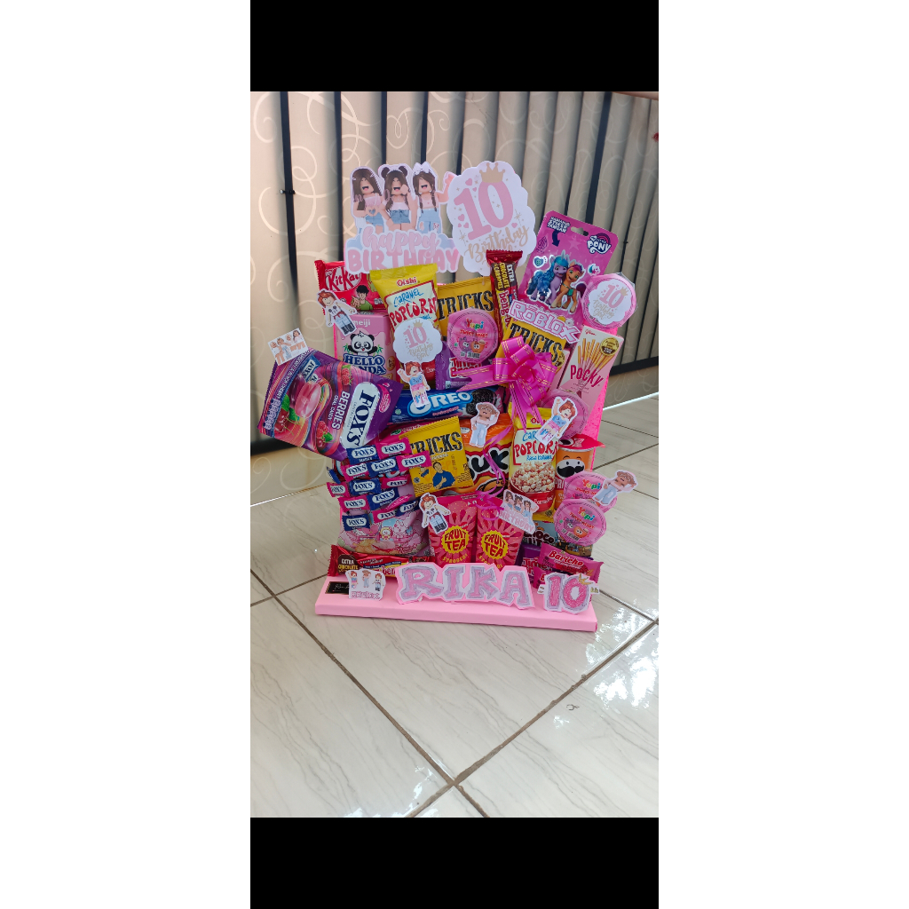 Jual Mading Snack / Tower Snack / High Wall Snack Birthday Ulang Tahun ...