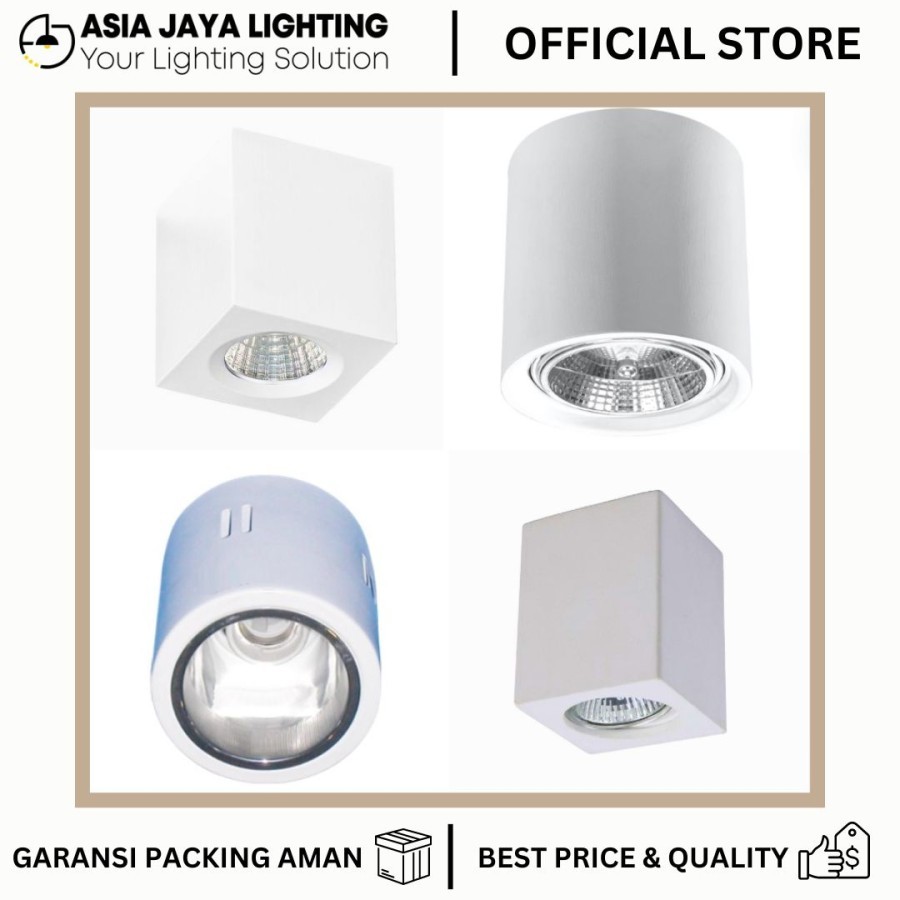 Jual DOWNLIGHT OUTBOW / DOWNLIGHT OB / DOWNLIGHT TIMBUL / LAMPU ...