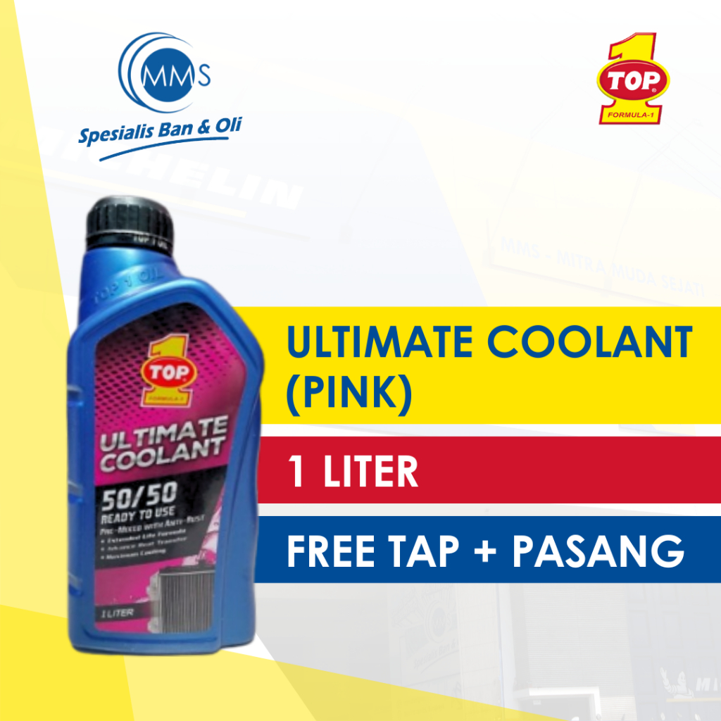 Jual Pendingin Radiator TOP 1 Ultimate Coolant Pink 1 Liter | Shopee ...