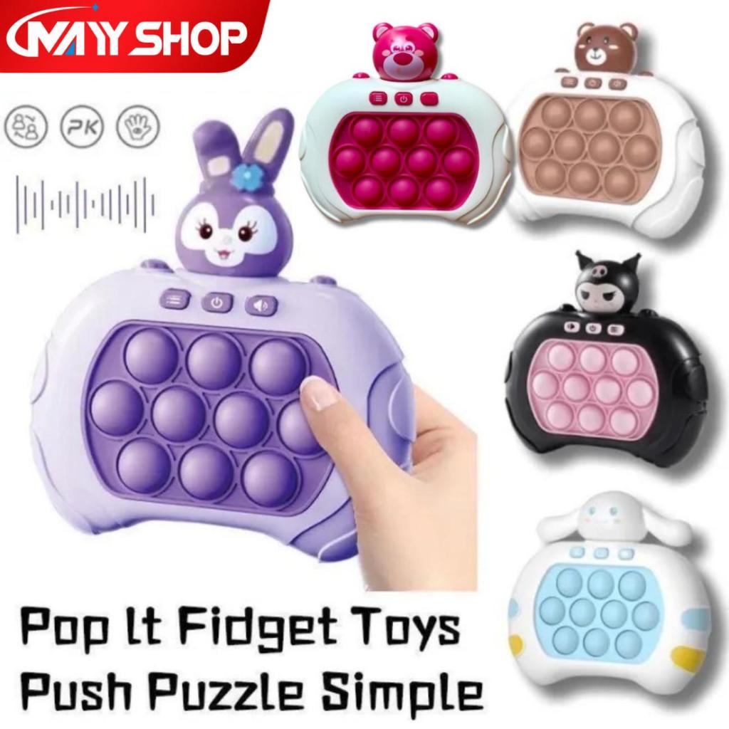 Jual (999Level New) Pop it elektronik Push Bubble Game/Pop It elektronik Generasi 3 Level 999 ...