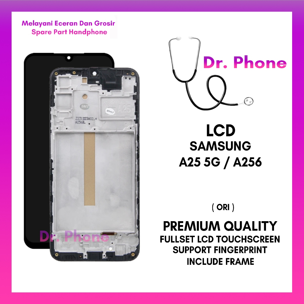 Jual Best Seller !!! LCD Samsung A25 5G A256 IncludeFrame FINGERPRINT ...