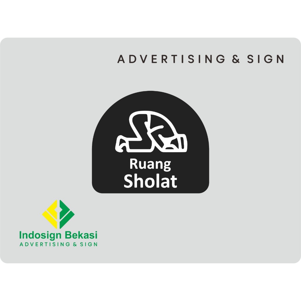 Jual Ruang Sholat Akrilik Tempel Dinding Papan Acrylic | Shopee Indonesia