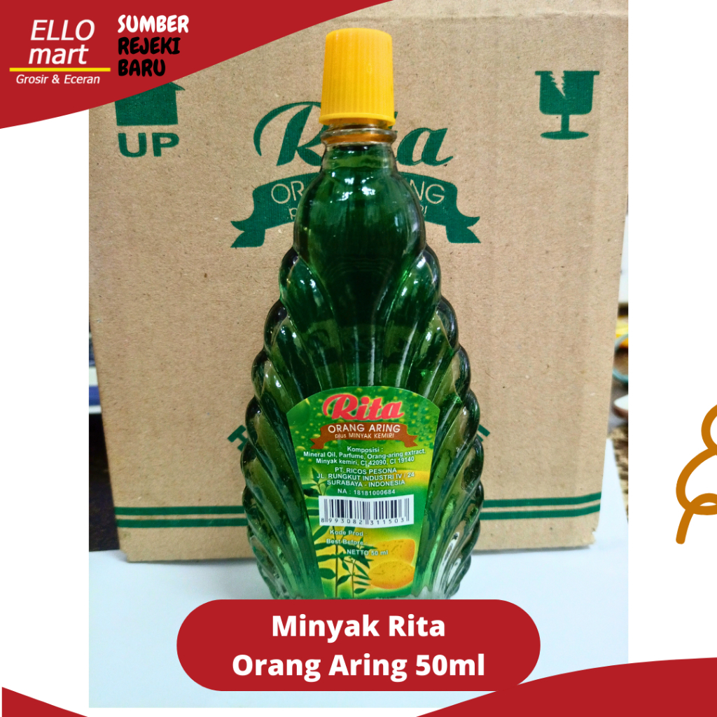 Jual MINYAK ORANG ARING RITA BOTOL KACA 50ML | Shopee Indonesia