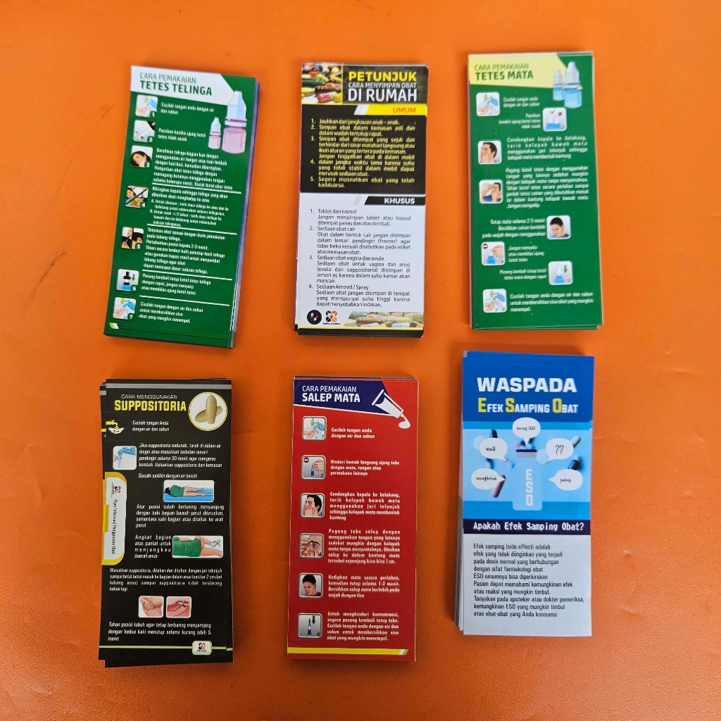 Jual Flyer Farmasi Terlengkap, Flyer Cara Penyimpanan Obat, Brosur ...