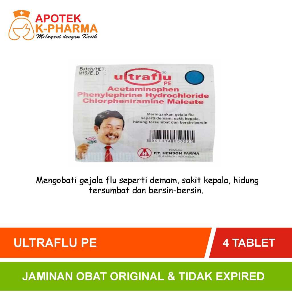Jual Ultraflu Strip Isi 4 Tablet Obat Original | Shopee Indonesia