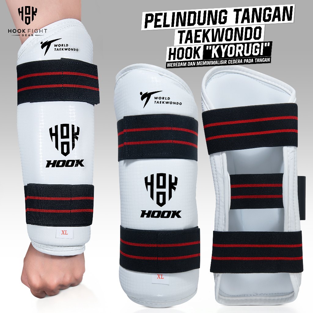 Jual Pelindung Tangan Arm Guard Taekwondo Hook Kyorugi Pelindung Tangan ...