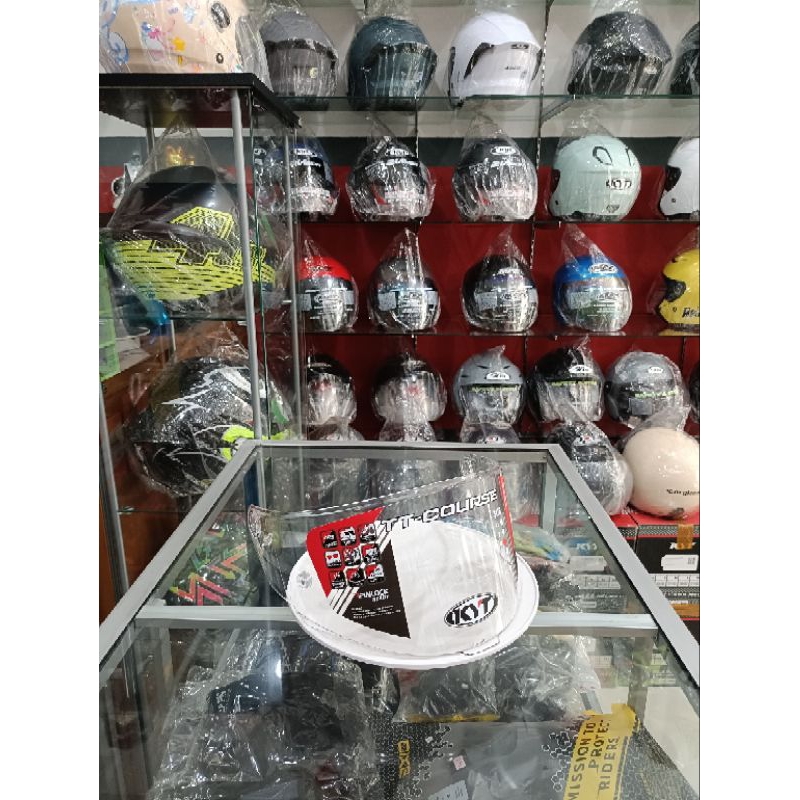 Jual VISOR HELM KYT TT COURSE FLAT PIN LOCK ORIGINAL ( semua warna ...