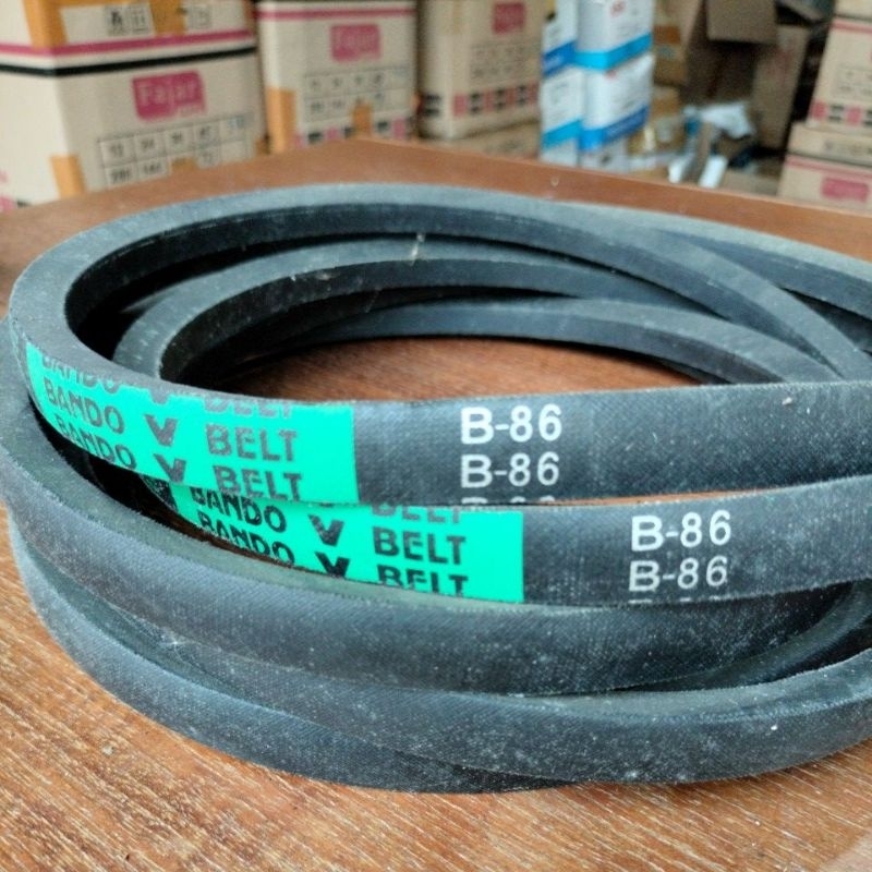 Jual V BELT TALIKIPAS FAN BELT B86 B 86 BANDO | Shopee Indonesia