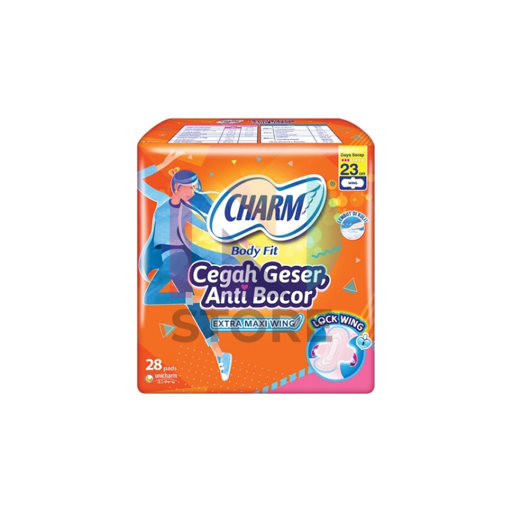 Jual Charm Extra Maxi Wings Isi 7/10/28 Pads (1 Pcs/Pack) | Shopee ...