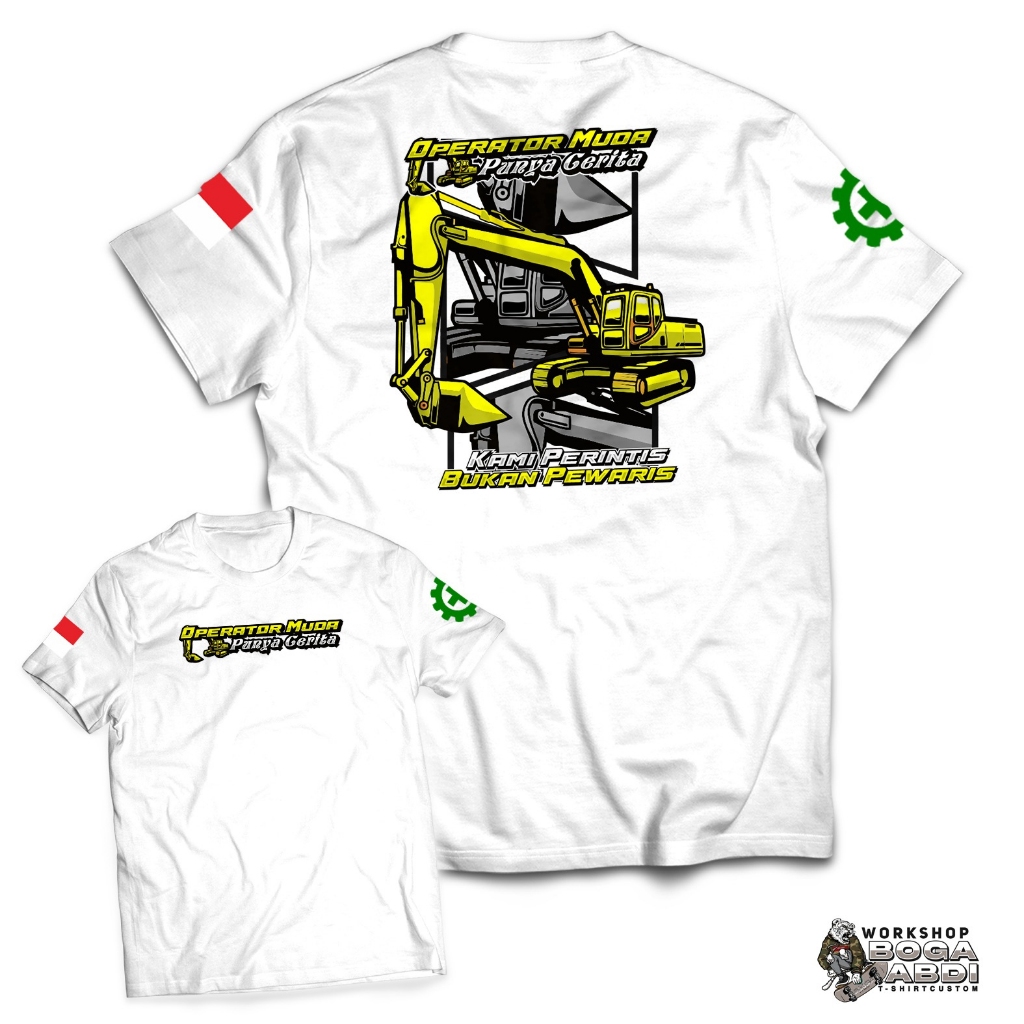 Jual kaos operator muda - excavator | Shopee Indonesia