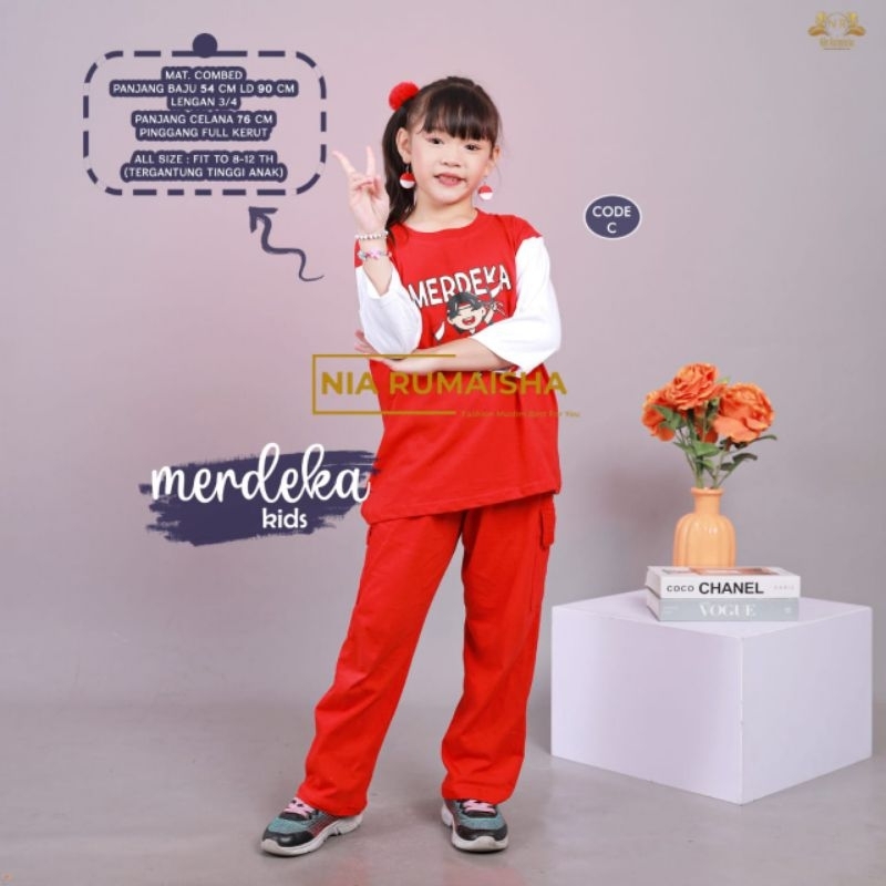 Jual FASHION KEMERDEKAAN//MERDEKA KIDS NIA RUMAISHA | Shopee Indonesia