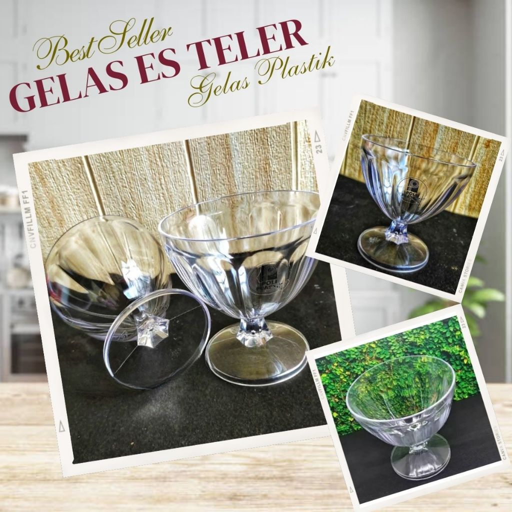 Jual Gelas Bening Tahan Panas Gelas Es Teler Murah Meriah / Promo 12 ...