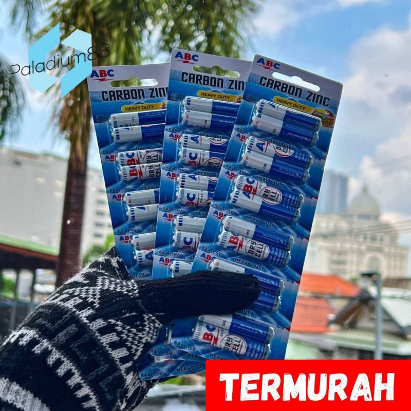 Jual ABC AAA A3 Biru 1 Renceng (isi 12) | Shopee Indonesia