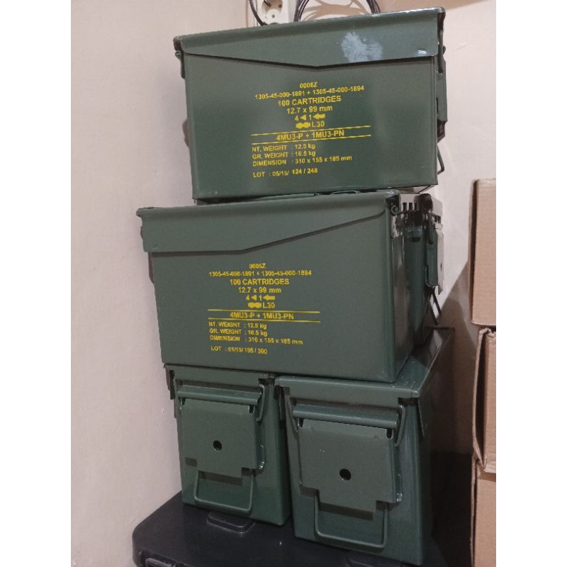 Jual kotak besi kecil jatah pindad | Shopee Indonesia