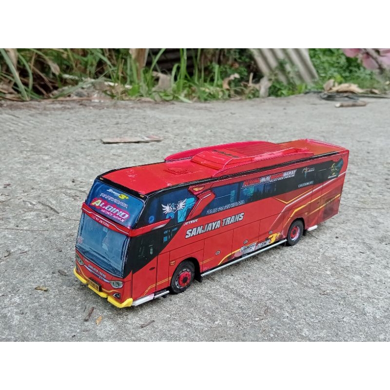 Jual PAPERCRAFT BUS SANJAYA TRANS "ALBINO" | Shopee Indonesia