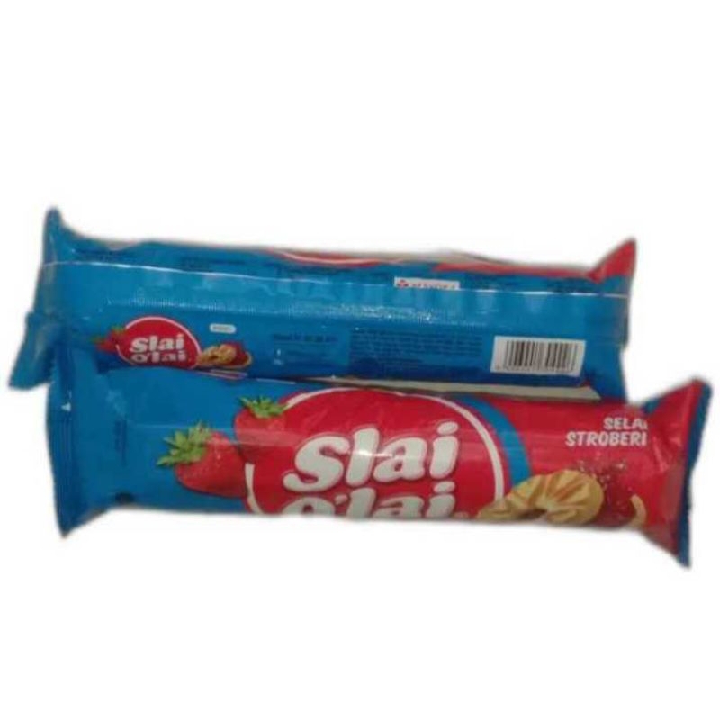 Jual Slai Olai Biskuit Stroberi Roll 128gr, Slai Olai Biskuit Blueberry ...