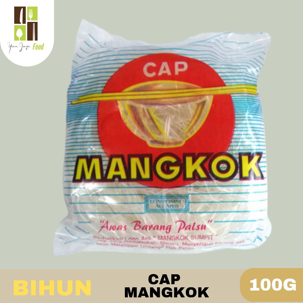 Jual Bihun Cap Mangkok / bihun bening Cap mangkok Kemasan 100g | Shopee ...