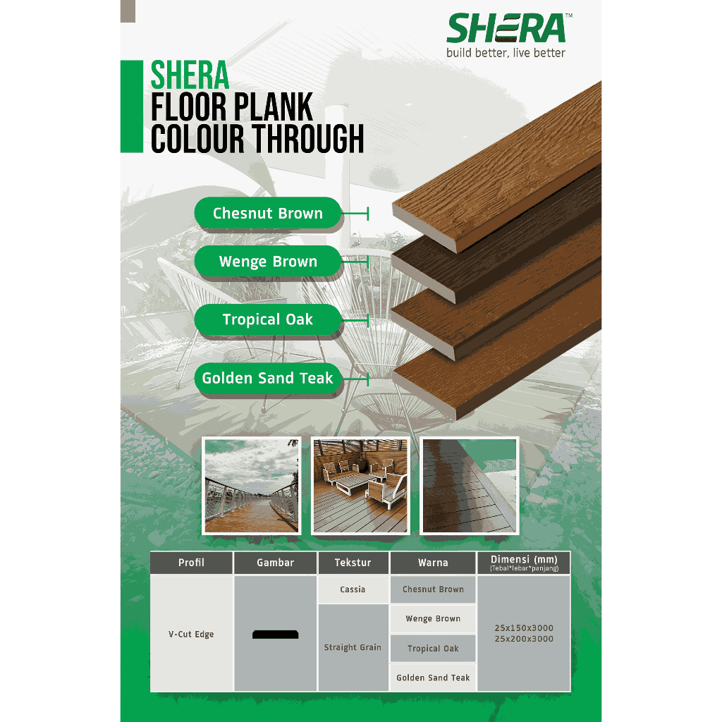Jual SHERA - FLOOR PLANK COLOUR THROUGH / SEMEN FIBER / PAPAN DEKORASI ...