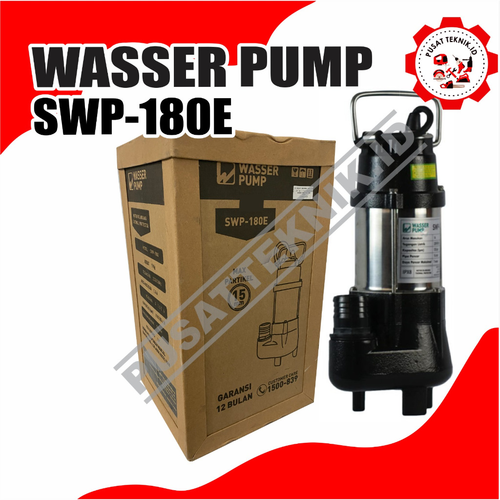 Jual WASSER SWP180E POMPA CELUP AIR KOTOR SWP 180E MANUAL STAINLESS ...