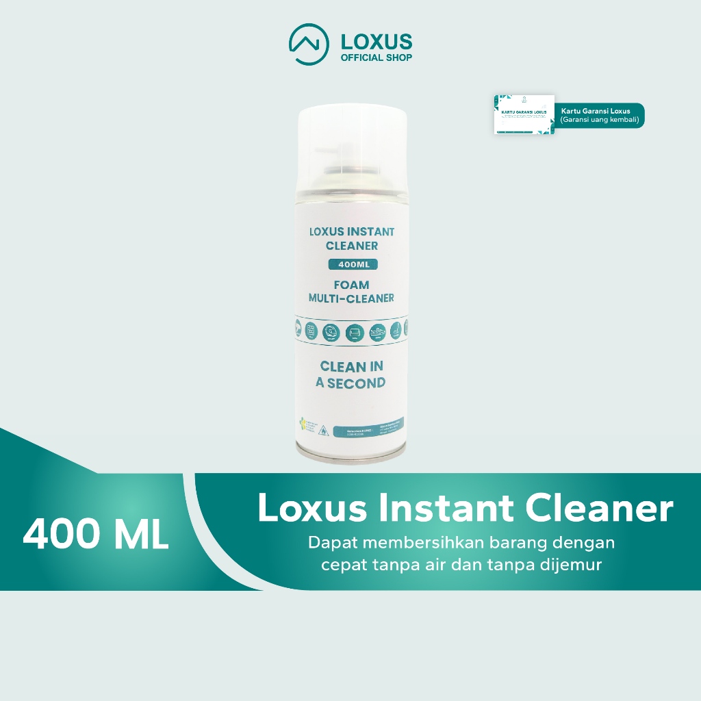 Jual Loxus Instant Cleaner Pembersih Tas Sepatu Dinding Dan Interior ...